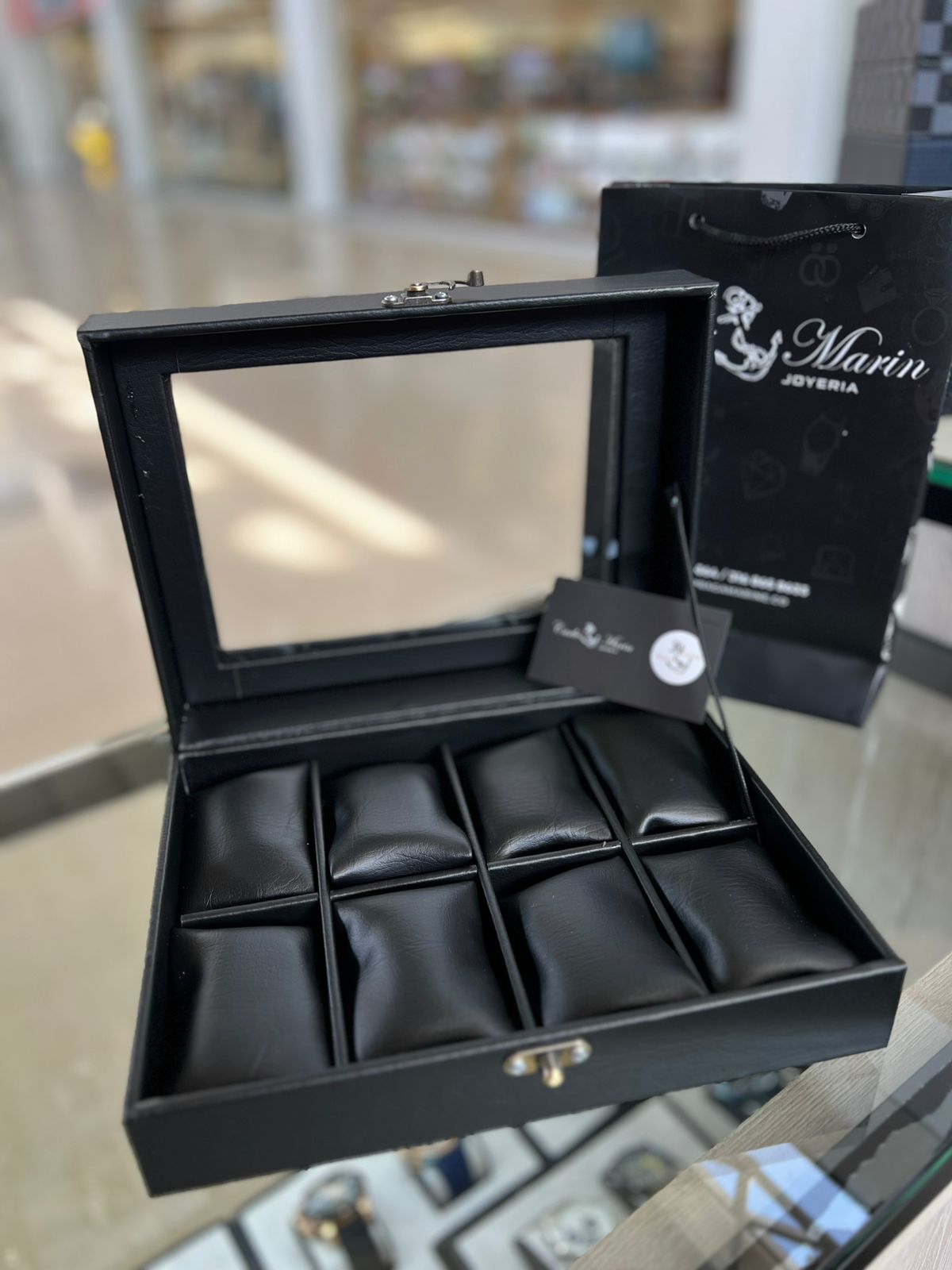 Relojera Negra De 8 Puestos - Ferretería y Más | Equipamiento Completo ...