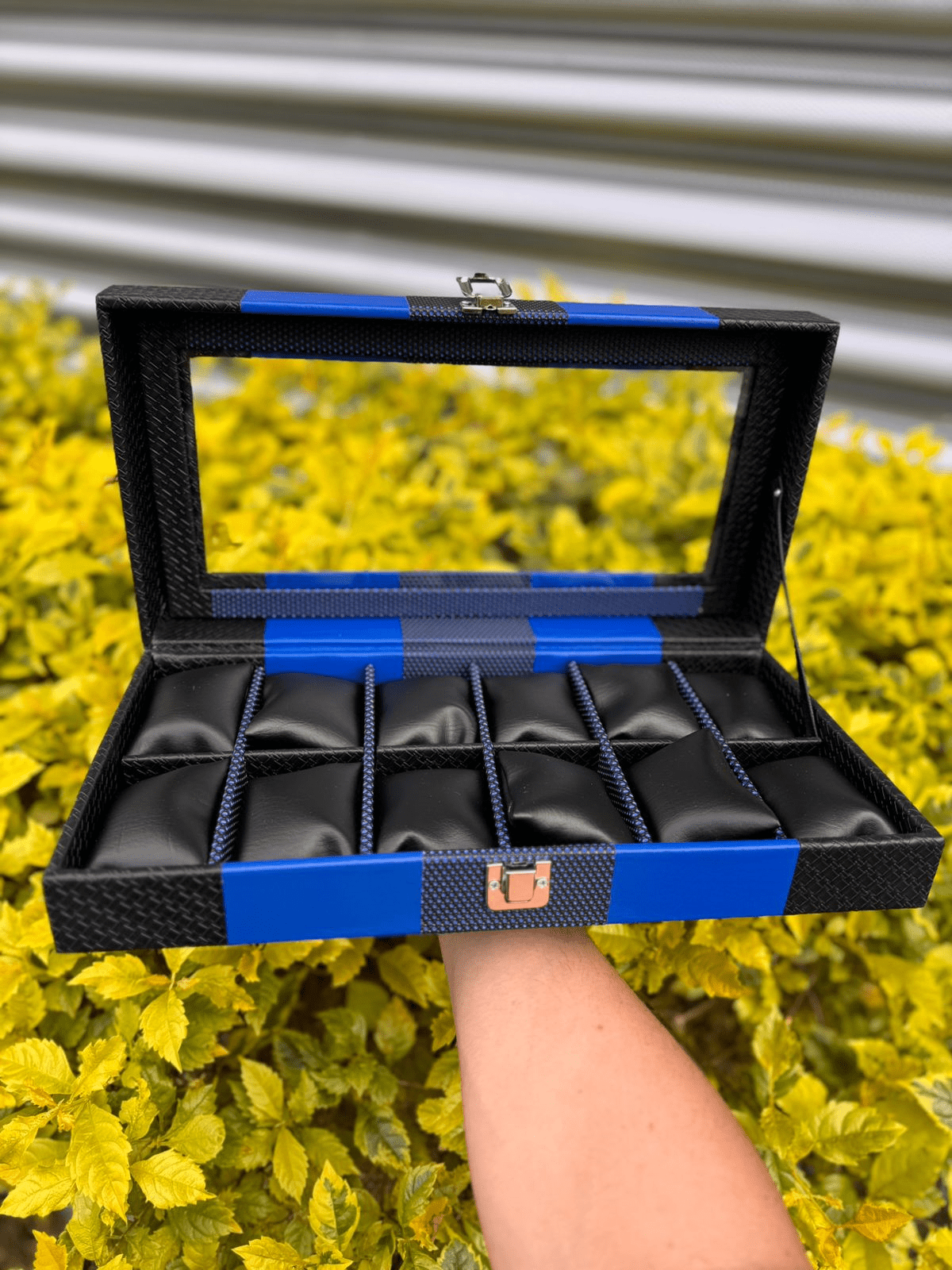 Relojera 12 puestos azúl y negro - Ferretería y Más | Equipamiento ...